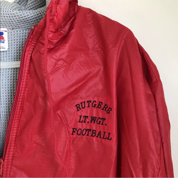 Russell Athletic | Jackets & Coats | Vintage Rutgers Lightweight ...